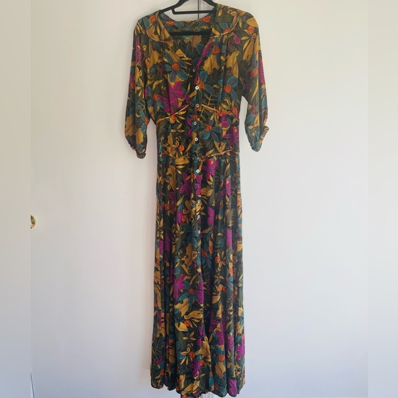 FARM Rio | Dresses | Farm Rio Boho Tropical Dress | Poshmark
